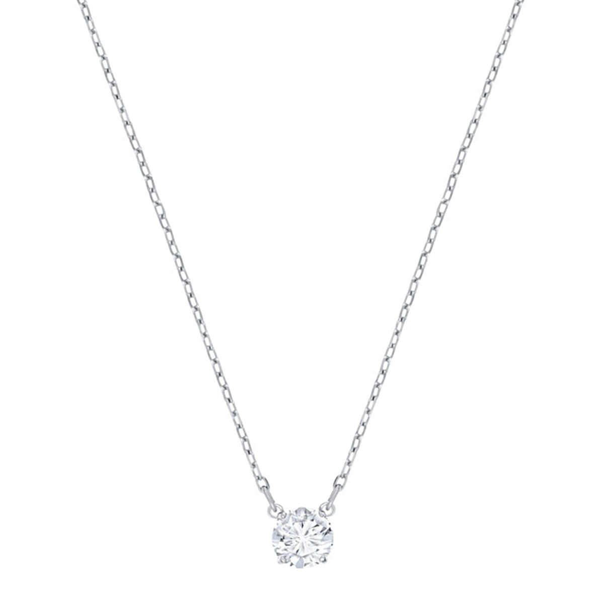 Swarovski Attract ezüst színű nyaklánc swarovski kristállyal