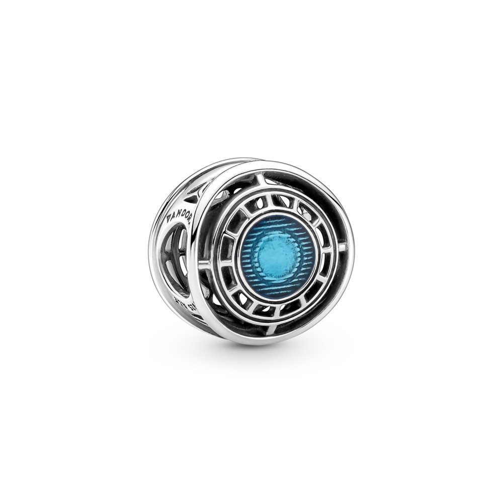 Pandora Marvel A bosszúállók Vasember arc reactor ezüst charm