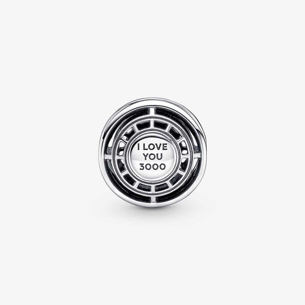 Pandora Marvel A bosszúállók Vasember arc reactor ezüst charm