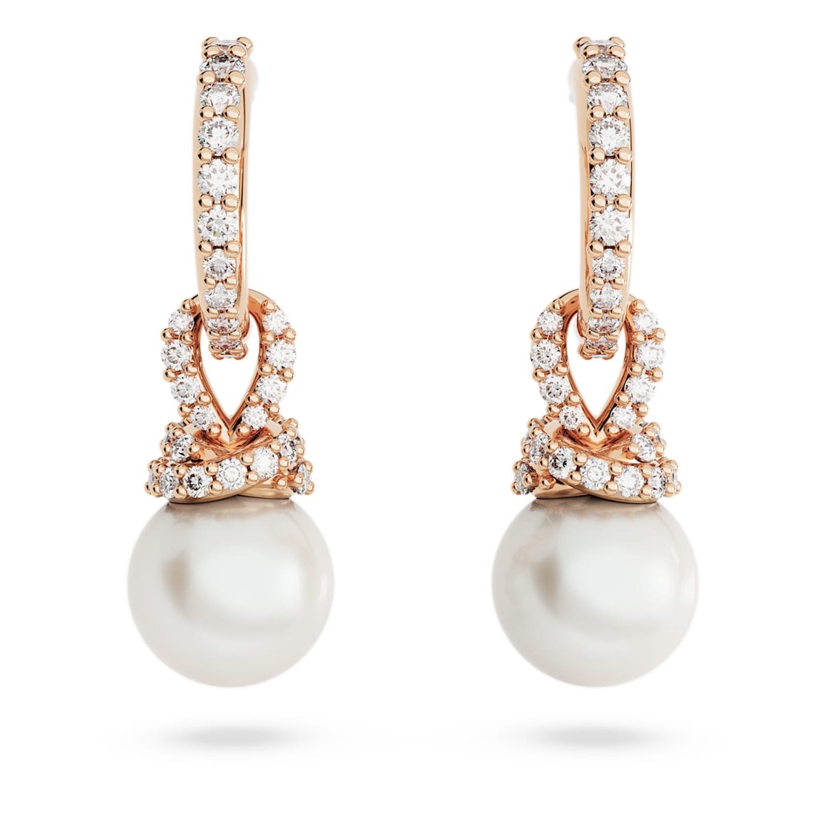 Swarovski Originally rozé csepp fülbevaló