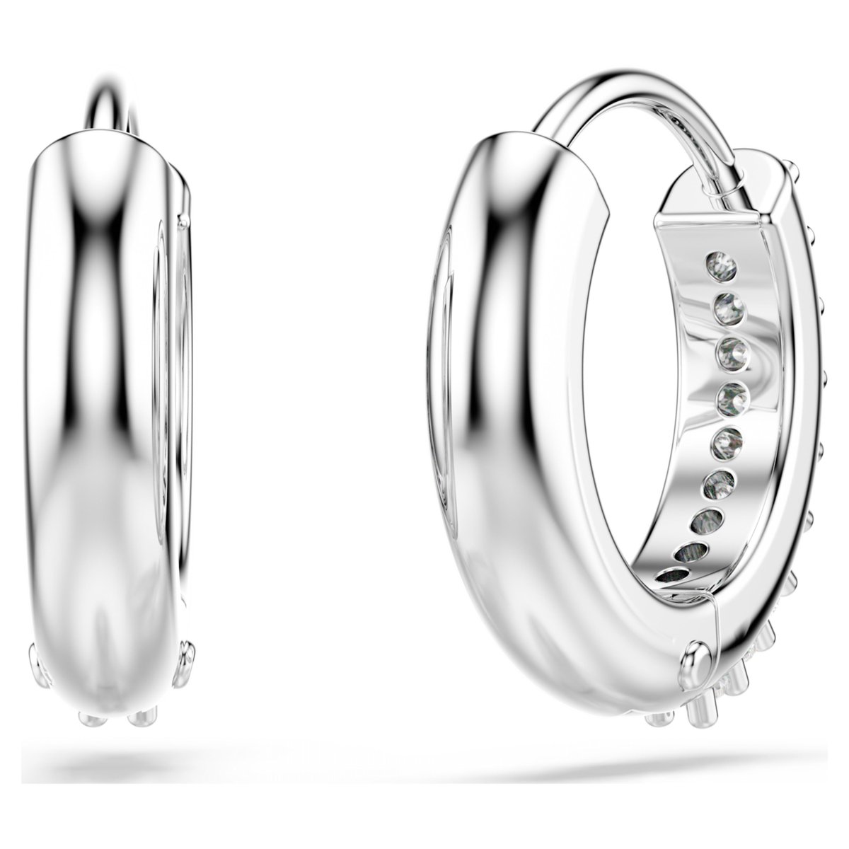 Swarovski Matrix ezüst színű karika fülbevaló