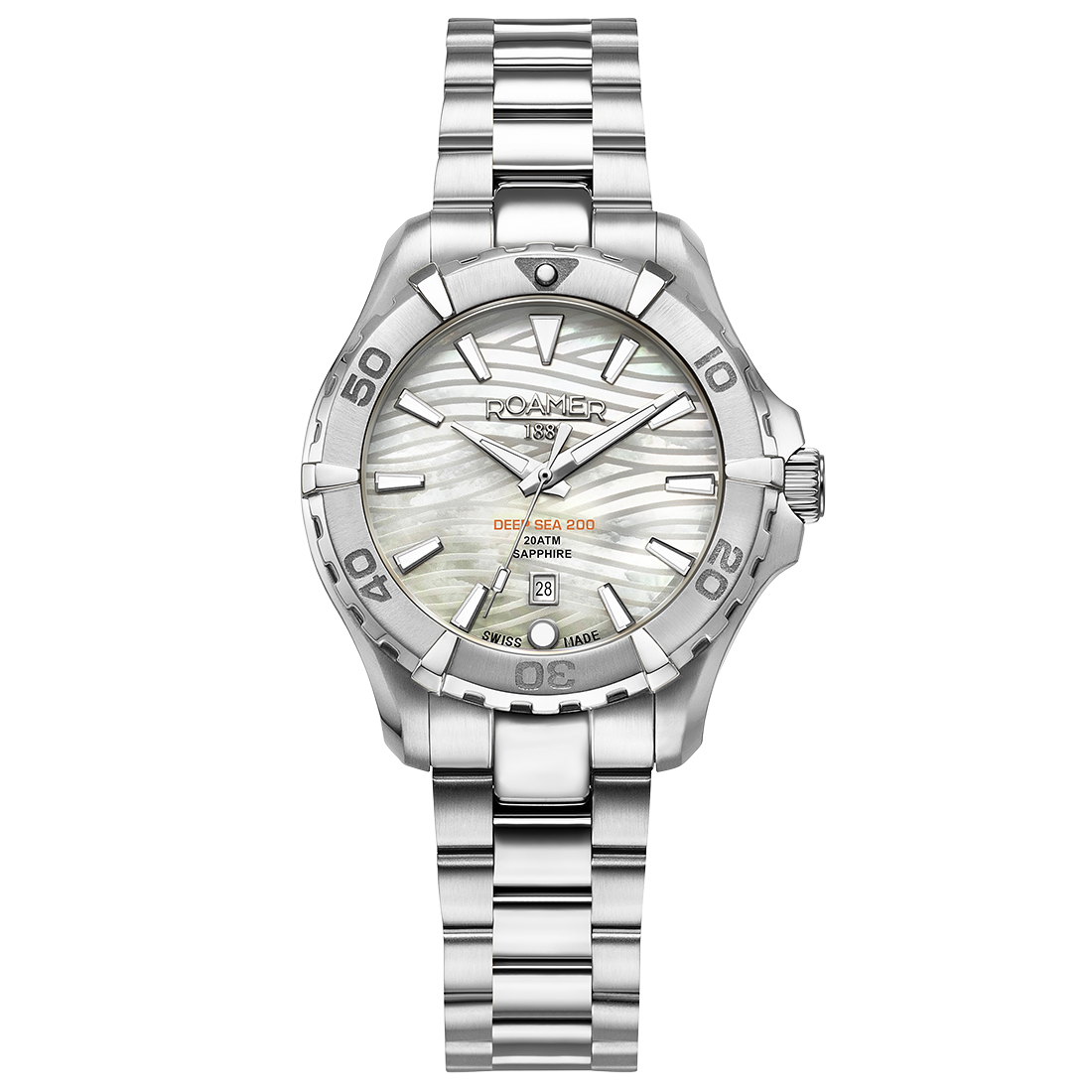 Roamer Deep Sea 200 Lady gyöngyház számlapos női óra