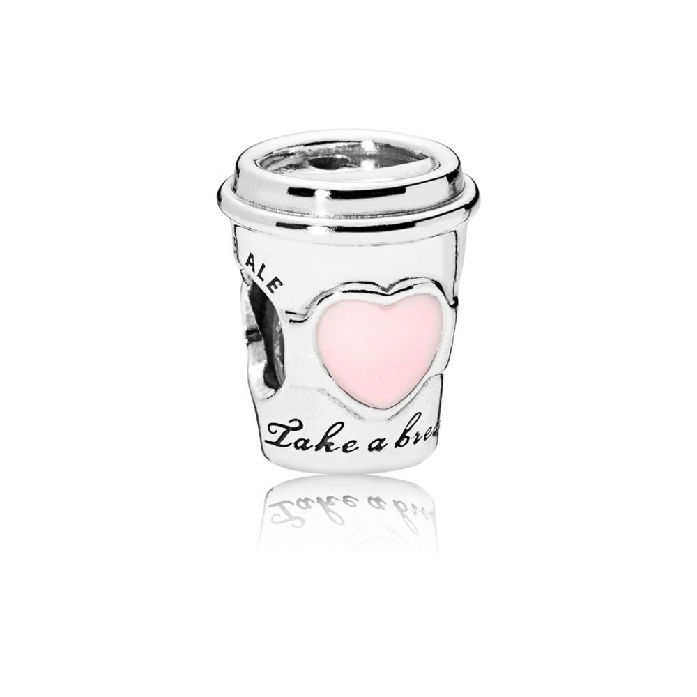 Pandora ékszer Kávé elvitelre ezüst charm - 797185EN160
