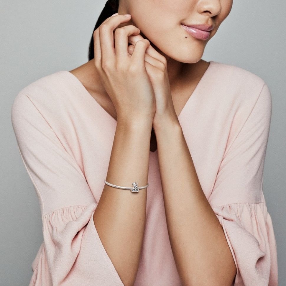 Pandora ékszer Bruno az unikornis ezüst charm - 797609