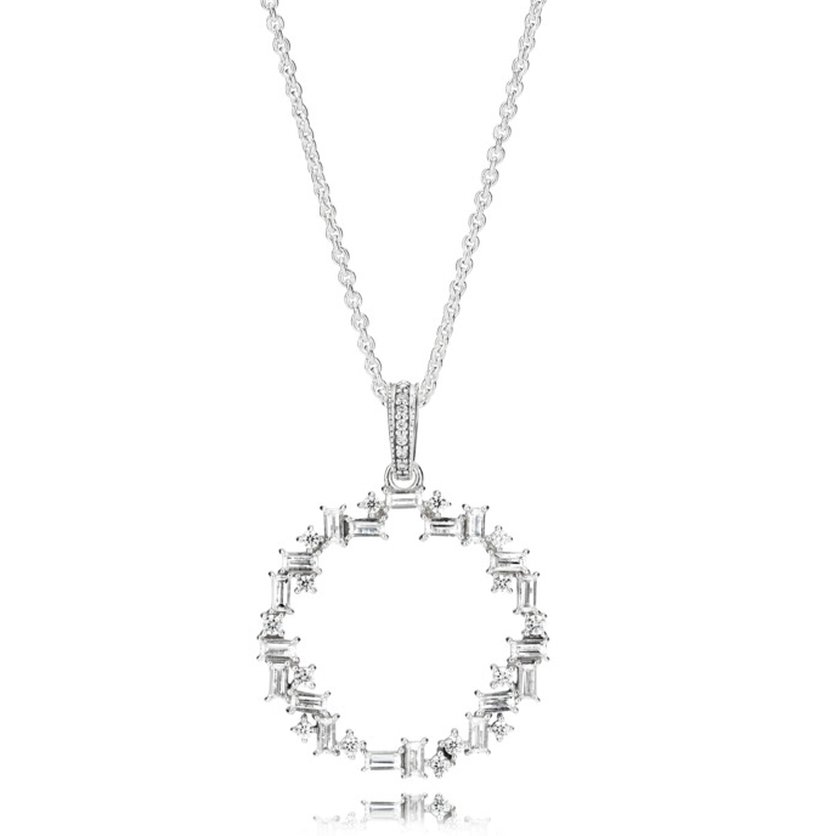 Pandora ékszer Jégszilánk ezüst nyaklánc - 397546CZ-45