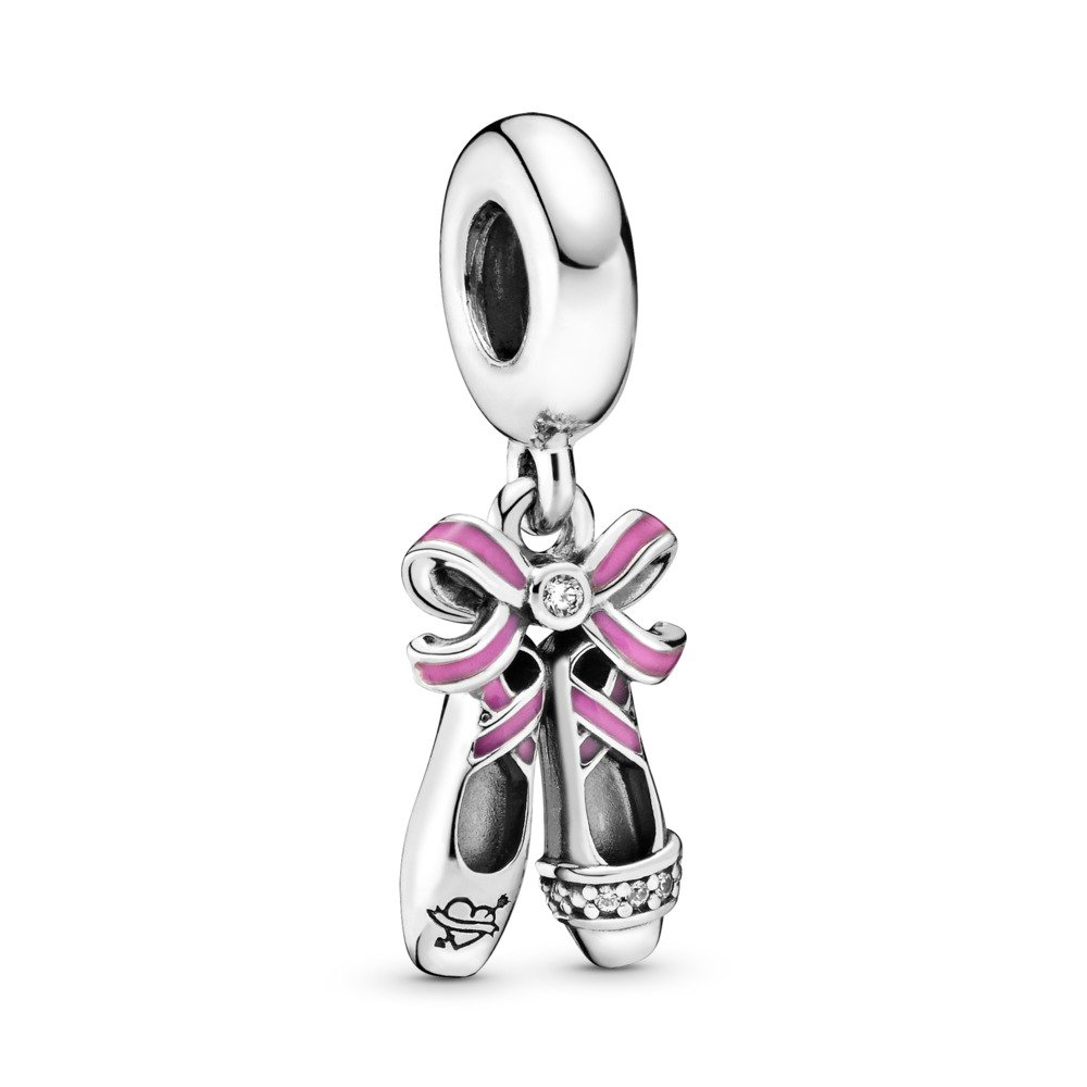 Pandora ékszer Punk balett cipő függő ezüst charm - 798339CZ