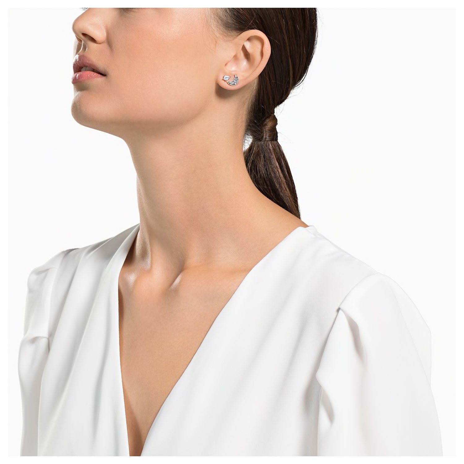 Swarovski Hold és csillagok rozé fülbevaló szett - 5494353