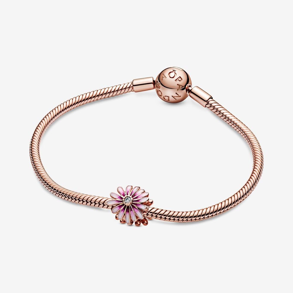 Pandora ékszer Pink százszorszép rozé charm - 788775C01