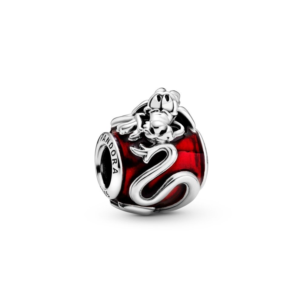 Pandora ékszer Disney Mulan Mushu ezüst charm - 798632C01