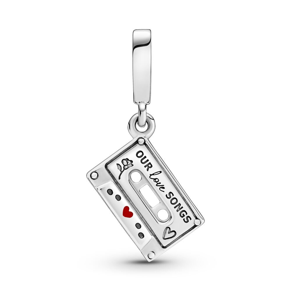 Pandora ékszer Vintage kazetta függő charm - 799295C01