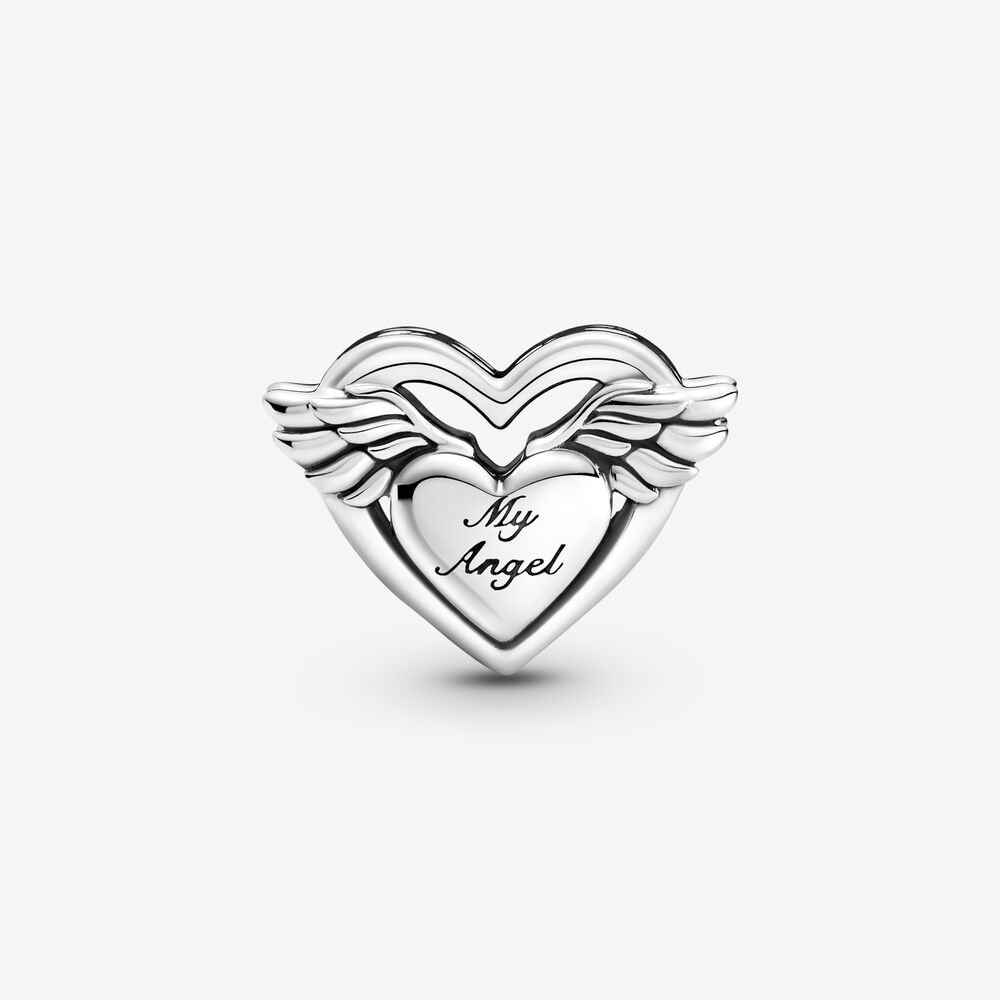 Pandora ékszer Angyalszárny és anya ezüst charm - 799367C00