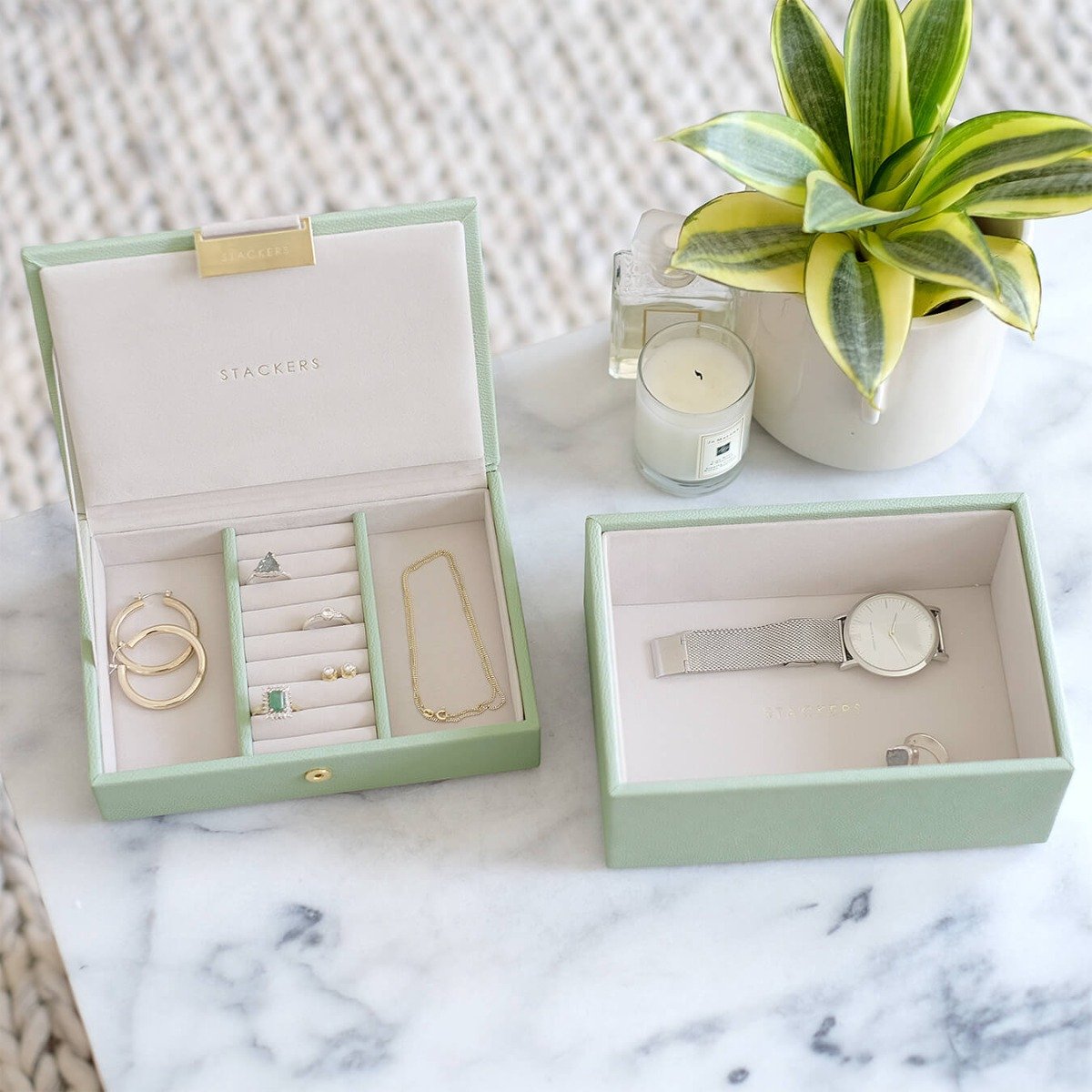 Stackers Pisztácia mini ékszerdoboz szett - 74520