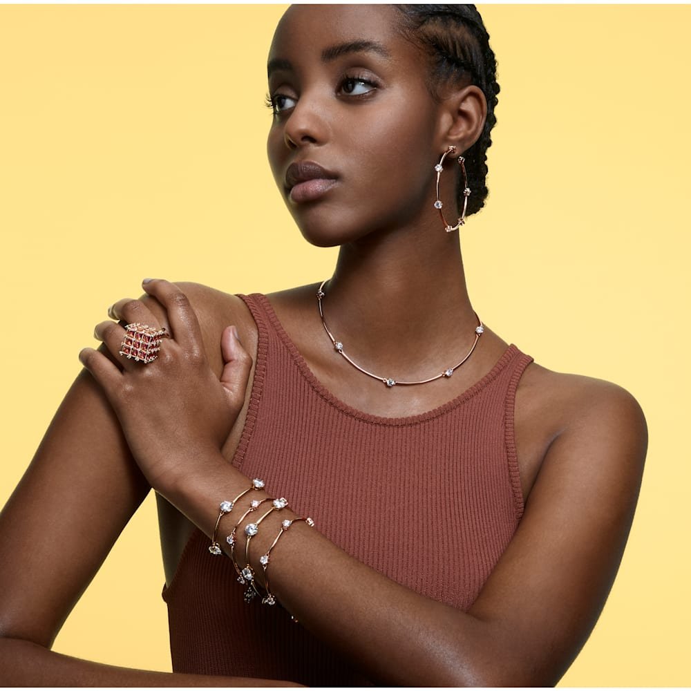 Swarovski Constella rozé karkötő kristályokkal - 5609711