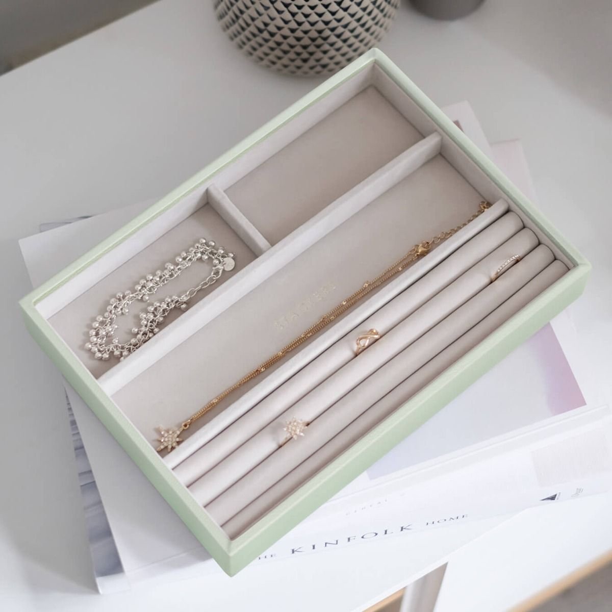 Stackers Pisztácia classic ékszertálca