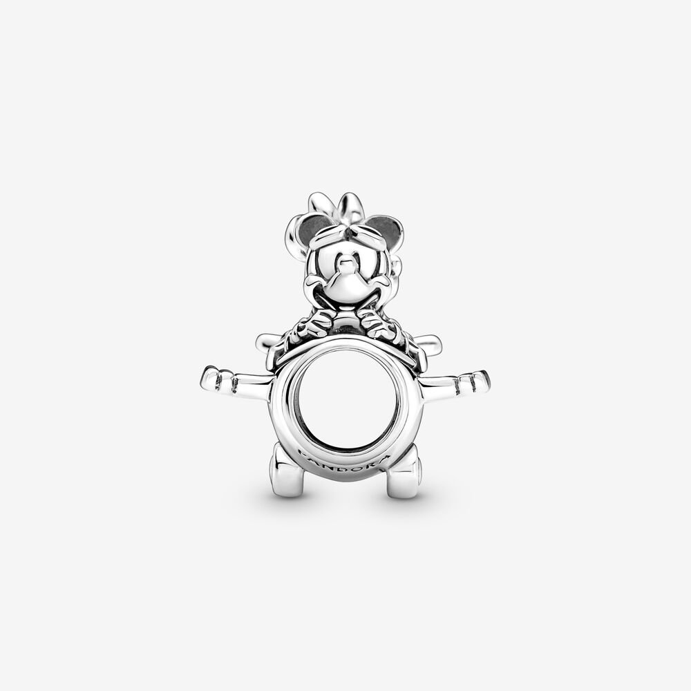 Pandora ékszer Disney Mickey és Minnie repülőben ezüst charm - 790108C00