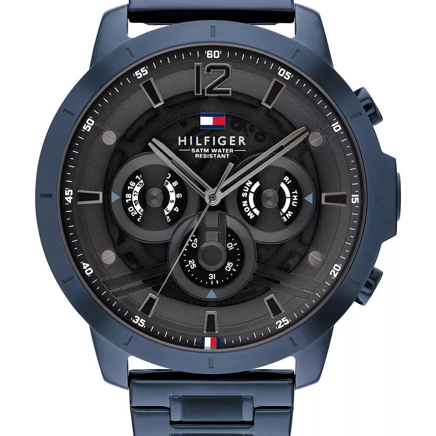 Tommy Hilfiger Luca kék acél férfi óra - 1710493