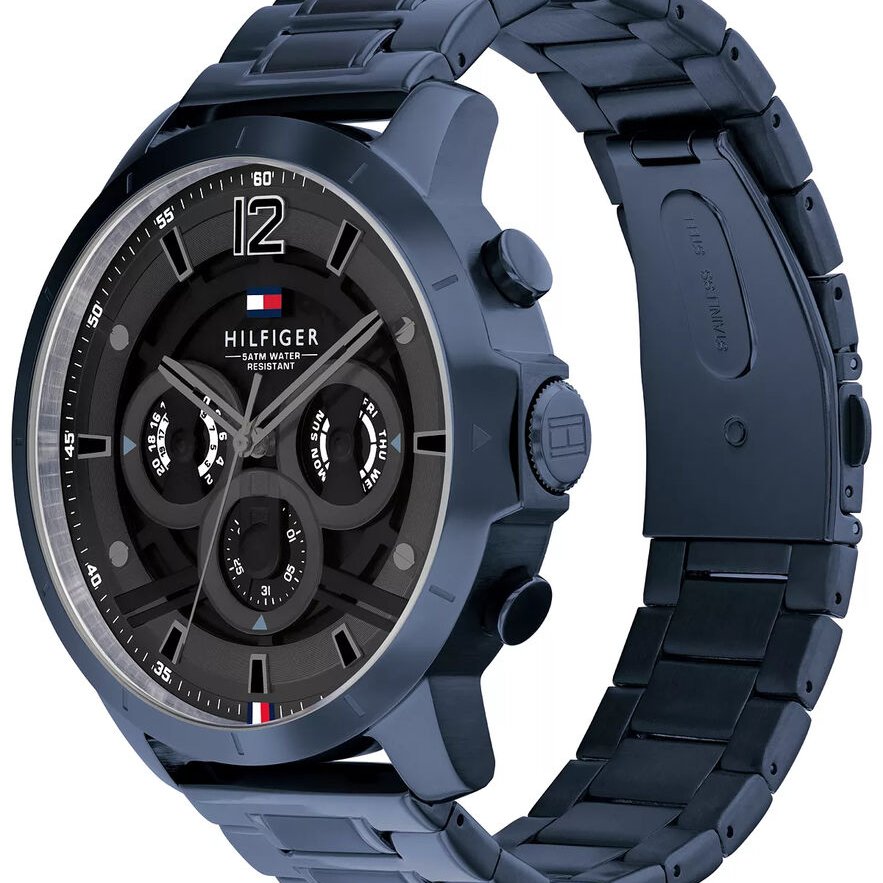 Tommy Hilfiger Luca kék acél férfi óra - 1710493