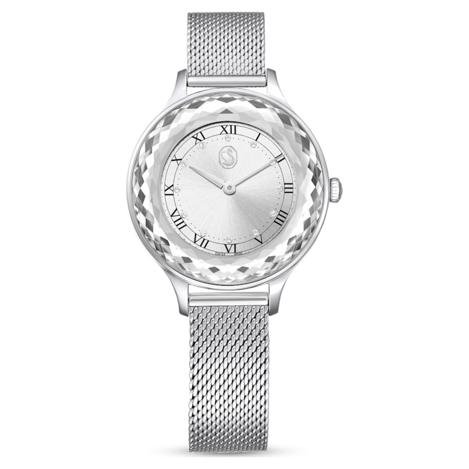 Swarovski Octea Nova ezüst színű női óra kristállyal