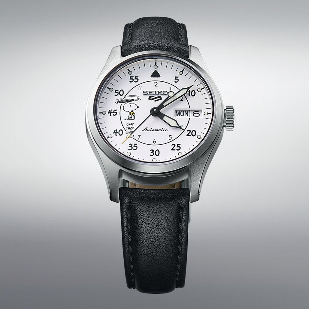 Seiko 5 Sport Snoopy Peanuts 'Parachute' Limited Edition karóra
