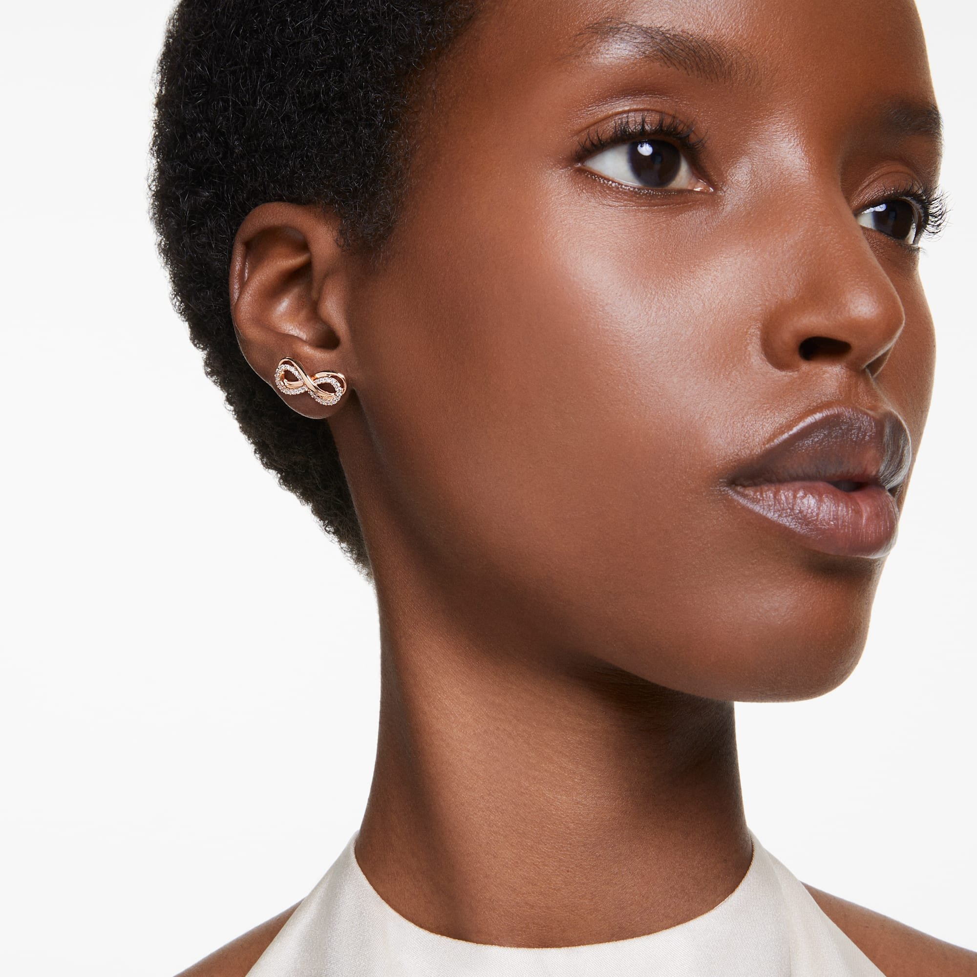 Swarovski Hyperbola rozé végtelen bedugós fülbevaló - 5684085