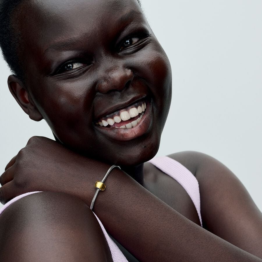 Pandora ékszer Arany mini muránói üveg charm - 793353C00