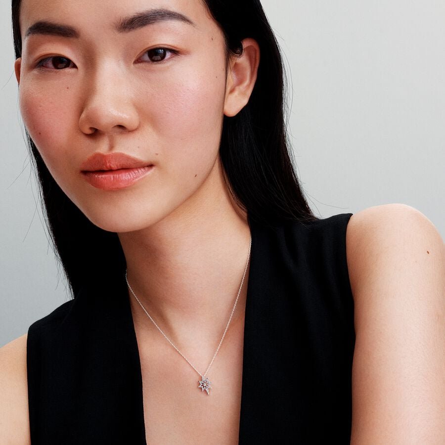 Pandora ékszer Északi csillag ezüst nyaklánc - 393600C01-45