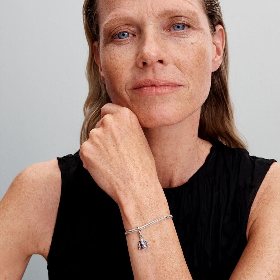 Pandora Karácsonyi pulóver függő ezüst charm