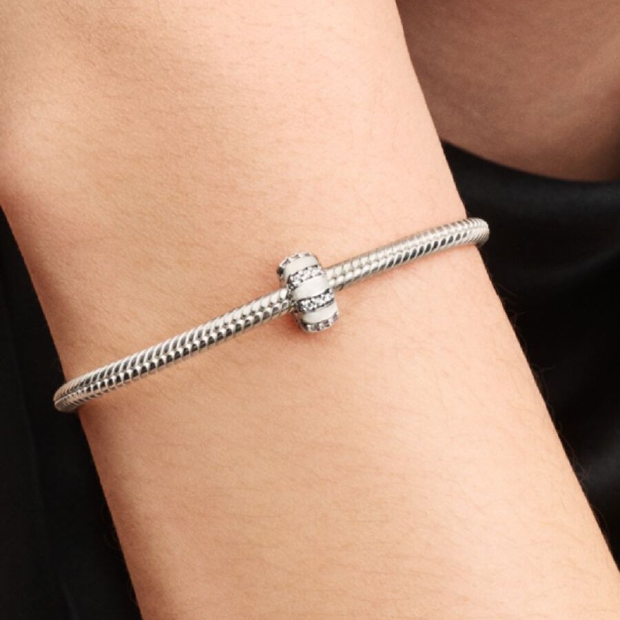 Pandora ékszer Kövek és tűzzománc ezüst klip - 793785C01