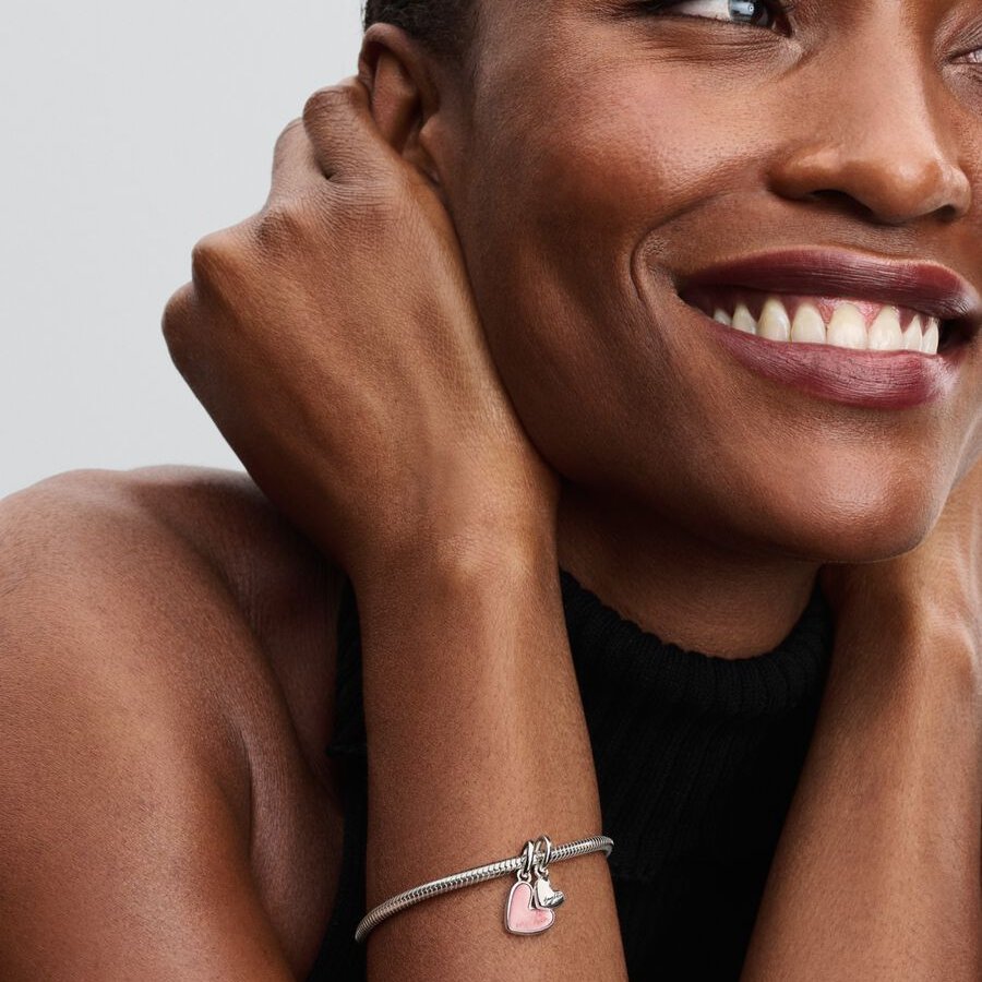 Pandora ékszer Osztható anya és lánya függő ezüst charm - 793766C01