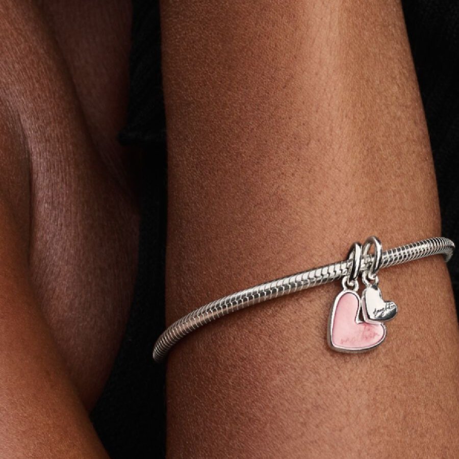 Pandora ékszer Osztható anya és lánya függő ezüst charm - 793766C01