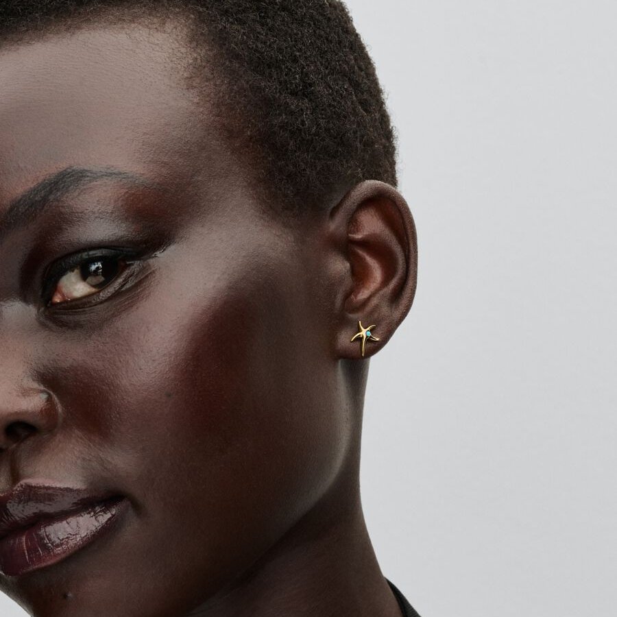 Pandora ékszer Tengeri csillag shine fülbevaló - 263820C01