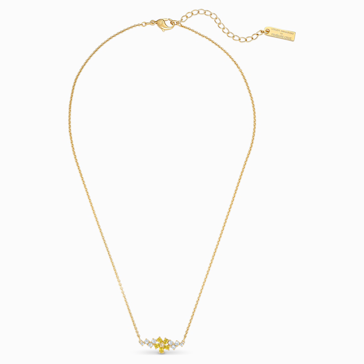 Swarovski Arany színű nyaklánc swarovski kristályokkal - 5535781