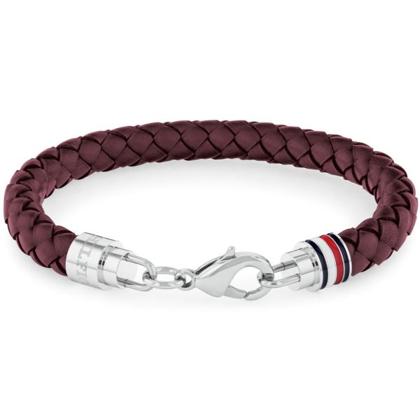 Tommy Hilfiger Barna fonott bőr ikonikus karkötő - 2790547 Tommy Hilfiger Barna fonott bőr ikonikus karkötő - 2790547