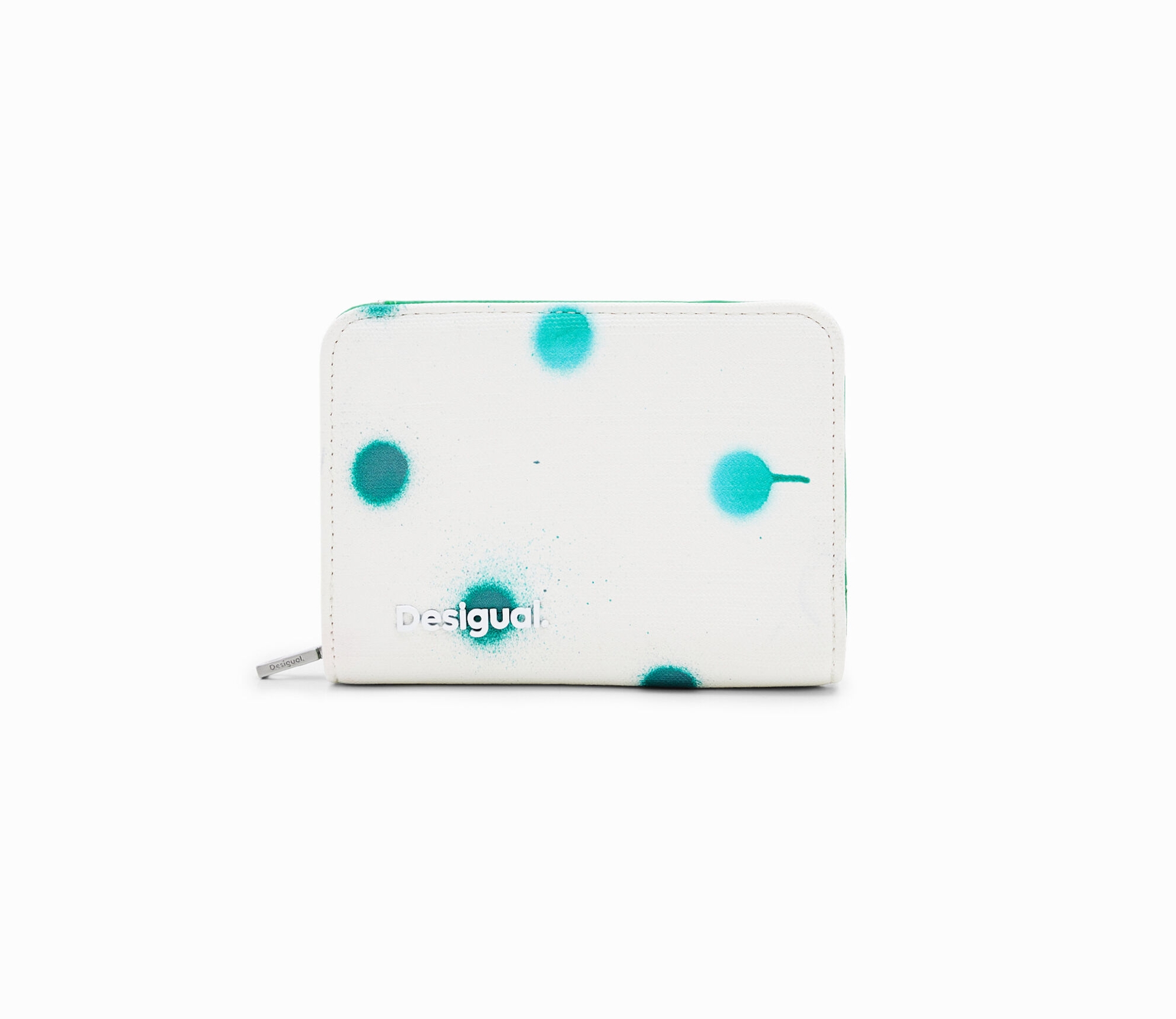 Desigual New splatter maya zöld fehér pénztárca
