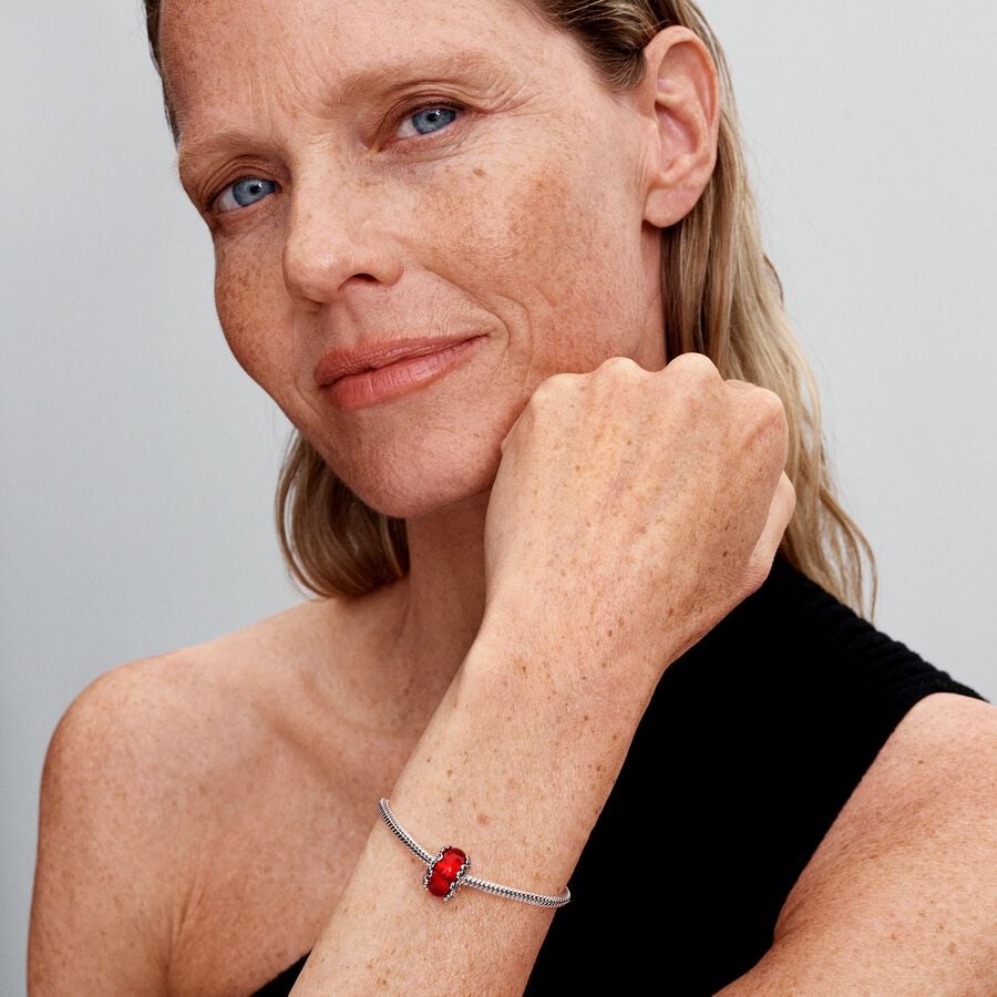 Pandora ékszer Karácsonyi mágikus muránói üveg charm - 793597C00